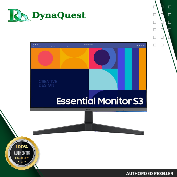 Samsung LS24C330GAEXXP 24" IPS 100Hz FHD 1920 x 1080 Essential Monitor ...