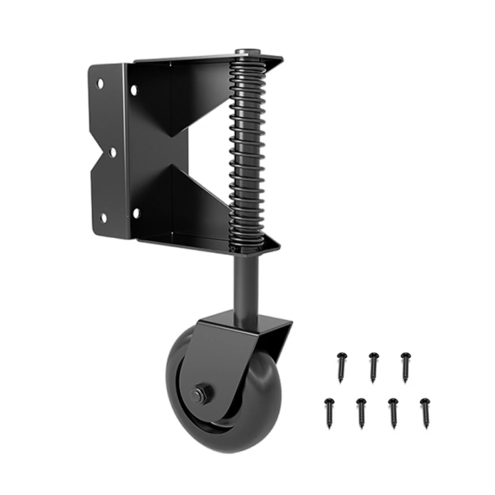 Spring Loaded Gate Casters 4inch 360 Rotating Gate Wheel Adjustable ...