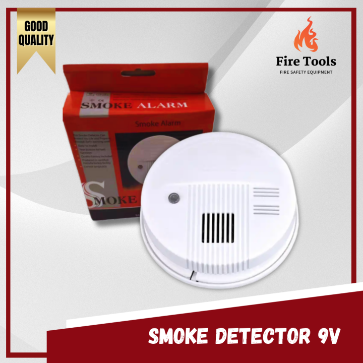 Photoelectric Sensitive Sensor Smoke Detector Fire Alarm Battery ...