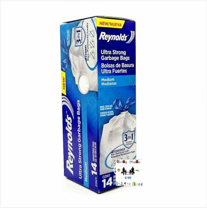 Reynolds Medium Garbage Bags 14s | Lazada