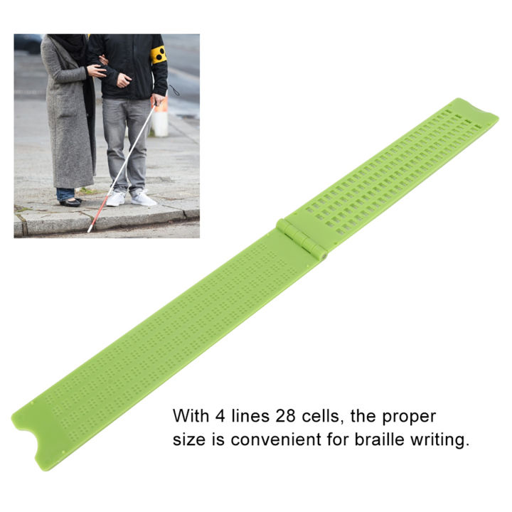 Braille Writing Slate Plastic Braille Slate Kit Portable Plastic 4 ...