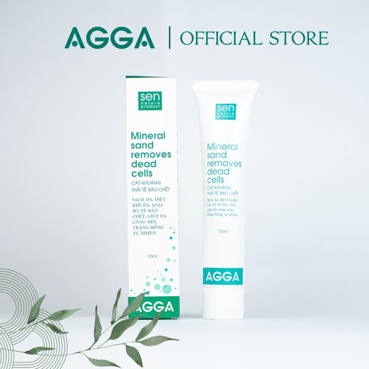 Cát Khoáng Tẩy Tế Bào Chết Sạch Nhờn Diệt Khuẩn Ngừa Mụn AGGA 70ml Giúp ...