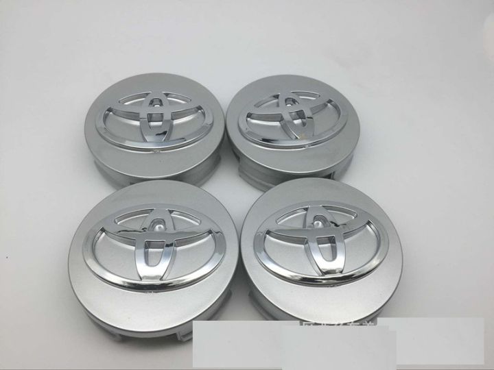 4Pcs 62mm Car emblem Wheel Center Hub Caps Badge covers for Toyota RAV4 ...