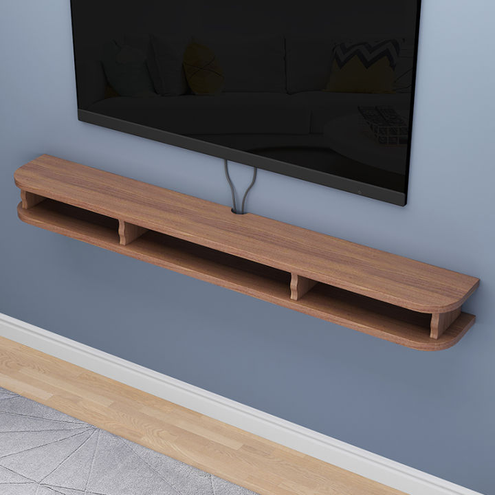 Simple TV cabinet hanging on the wall Modern minimalist living room ...