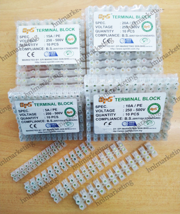 10PCS X PVC WIRE CONNECT0R 5A 10A 15A 20A 30A TERMINAL BLOCK | Lazada