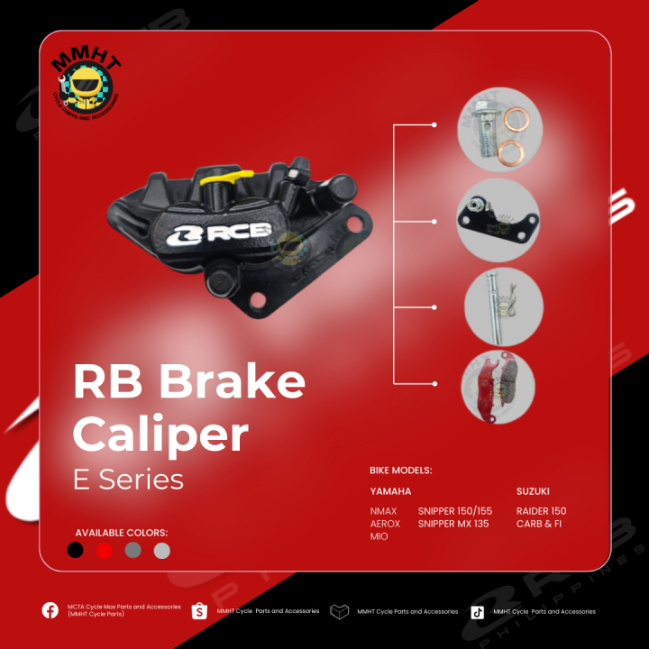 RCB Brake Caliper E-SERIES [Front]- POWDER COATED | Lazada PH