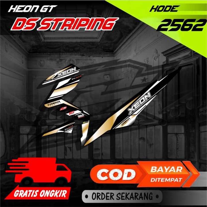 OS- 2562 Sticker Striping Motor XEON GT Variasi Motif Keren Variasi ...