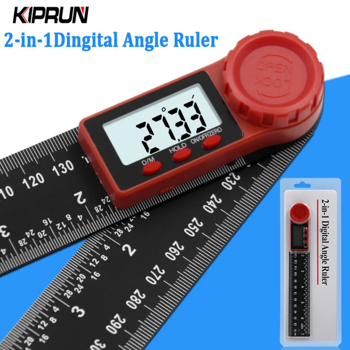 [Ready stock] KIPRUN 200mm Digital Protractor Ruler Inclinometer ...