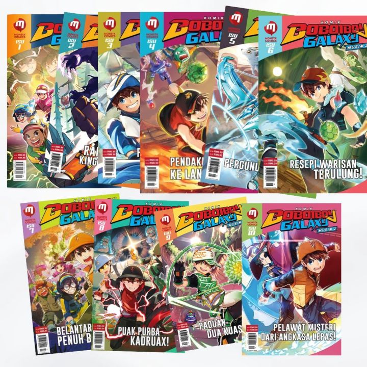 (BUKU AY 2023) ANIMONSTA STUDIOS Monsta Comic: Komik BoBoiBoy Galaxy ...