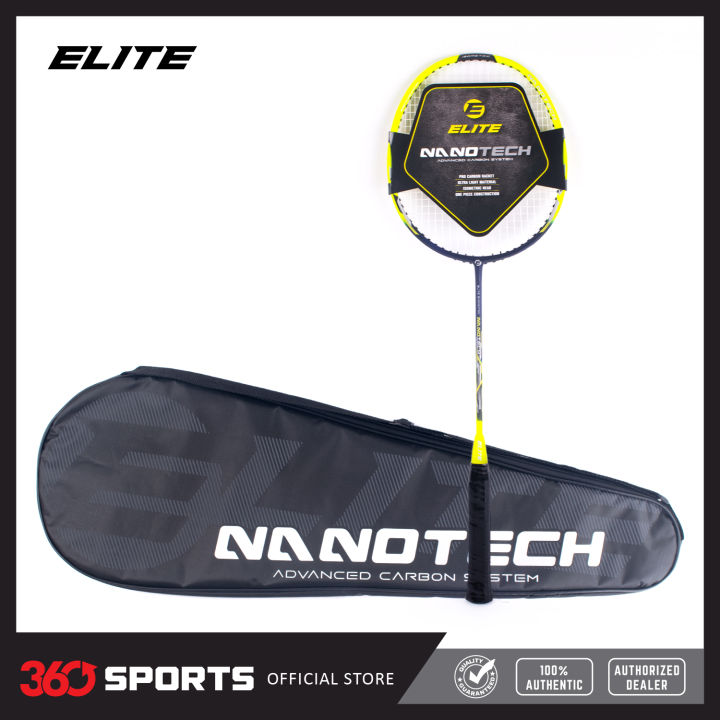 Elite NANOTECH Advanced Carbon Badminton Racket | Lazada PH