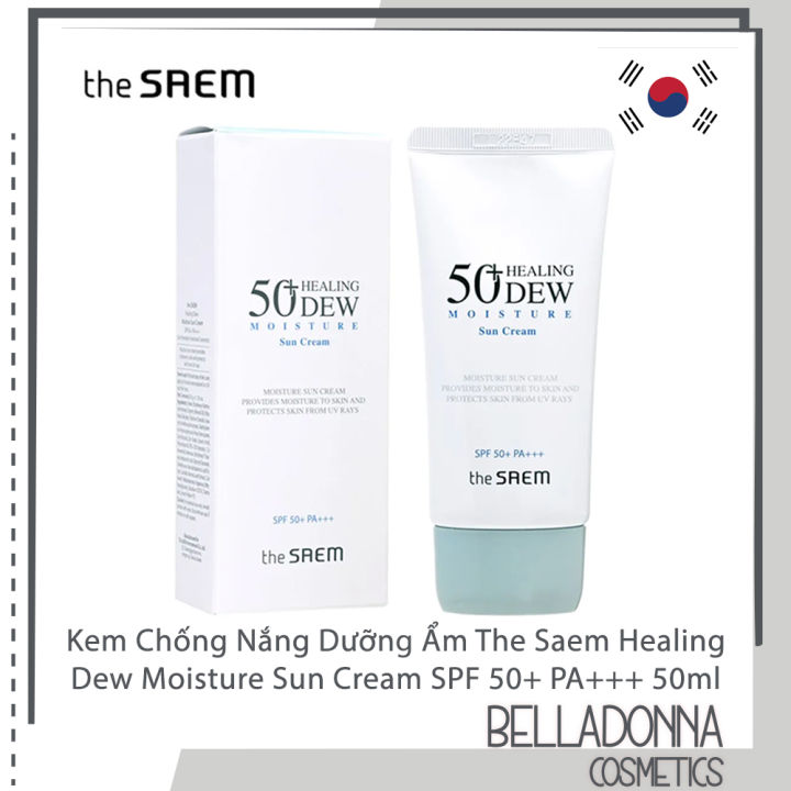 Kem Chống Nắng Dưỡng Ẩm The Saem Healing Dew Moisture Sun Cream SPF 50 ...
