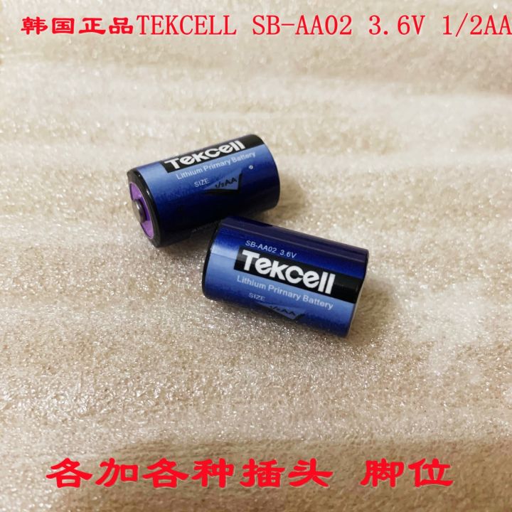 Genuine ☬ South Korea TEKCELL original SB-AA02 3.6V 1 2AA ER14250 Delta ...