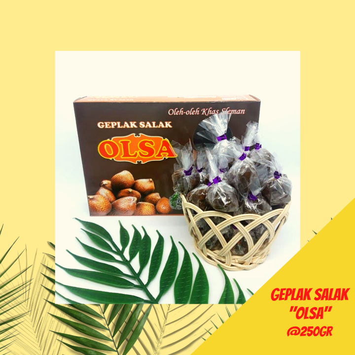 Geplak Salak Pondoh OLSA Khas Sleman 250g | Lazada Indonesia