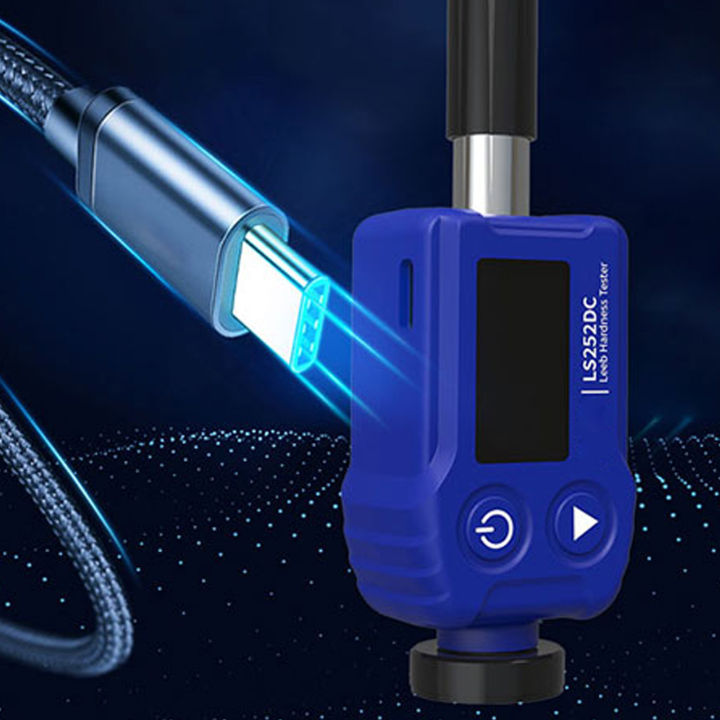Digital Hardness Tester Test High Portable Metal Durness Durometer for ...