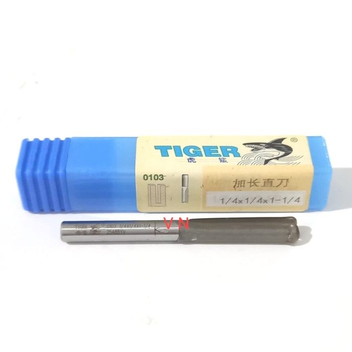 Mata Router/Profil Lurus 6mm x 31mm As 1/4 Straight Bits Merk Tiger ...