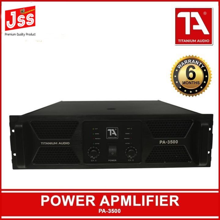 Titanium Audio PA 3500 Power Amplifier / 2000w RMS / Titanium Audio ...