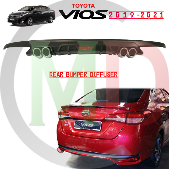 Toyota Vios 2019-2021 XLE E J G Variant 4th Gen Rear Bumper Lip ...