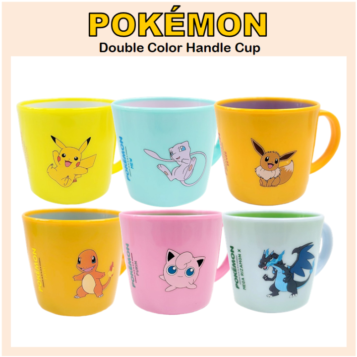 [LILFANT] POKEMON Double Color Handle Cup 1P 230ml (PIKACHU / MEW ...