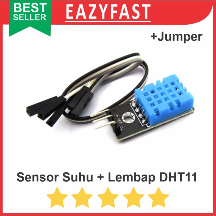 DHT11 DHT 11 DHT-11 Module Sensor Suhu Temperature Humidity Arduino ...