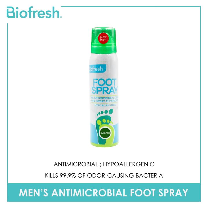 Biofresh Men’s Antimicrobial Summit Foot Spray 1 piece FMFS17 | Lazada PH