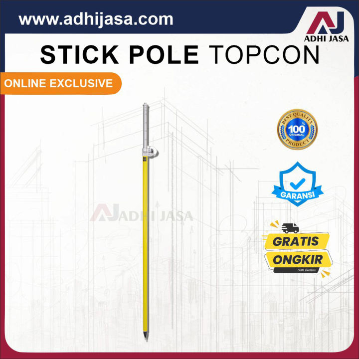Stick/ Pole/ Jalon Total Station Topcon Original | Lazada Indonesia