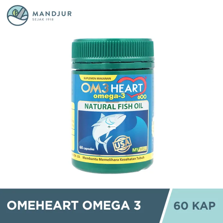 Omeheart Omega 3 Isi 60 Kapsul - Suplemen Kesehatan | Lazada Indonesia