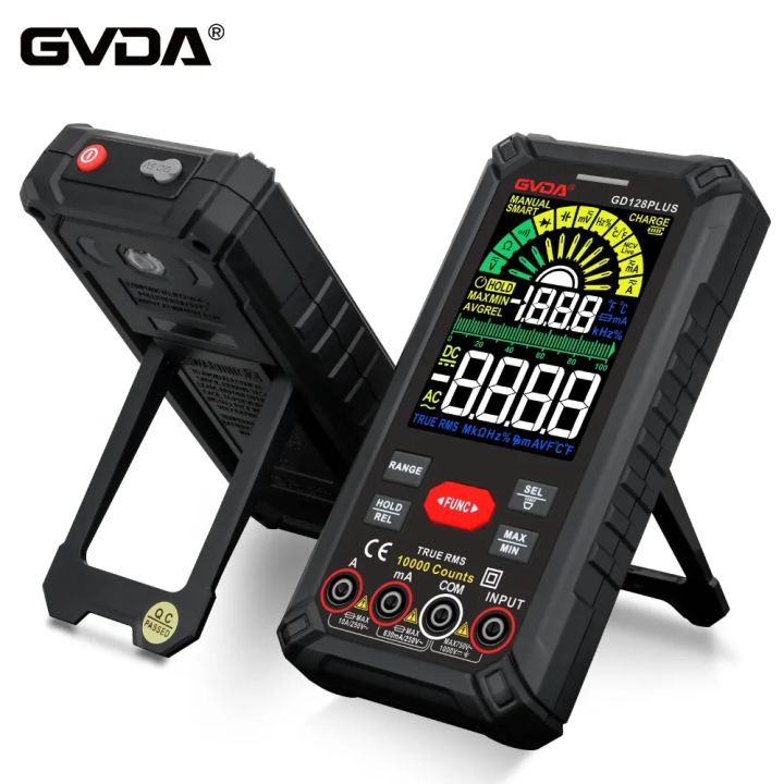GVDA Professional Digital Multimeter True RMS Capacitance Tester ...