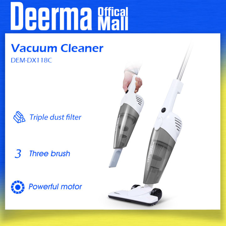 Deerma Vacuum Cleaner DX118C / DX115C Handheld Vacuum with High Power ...