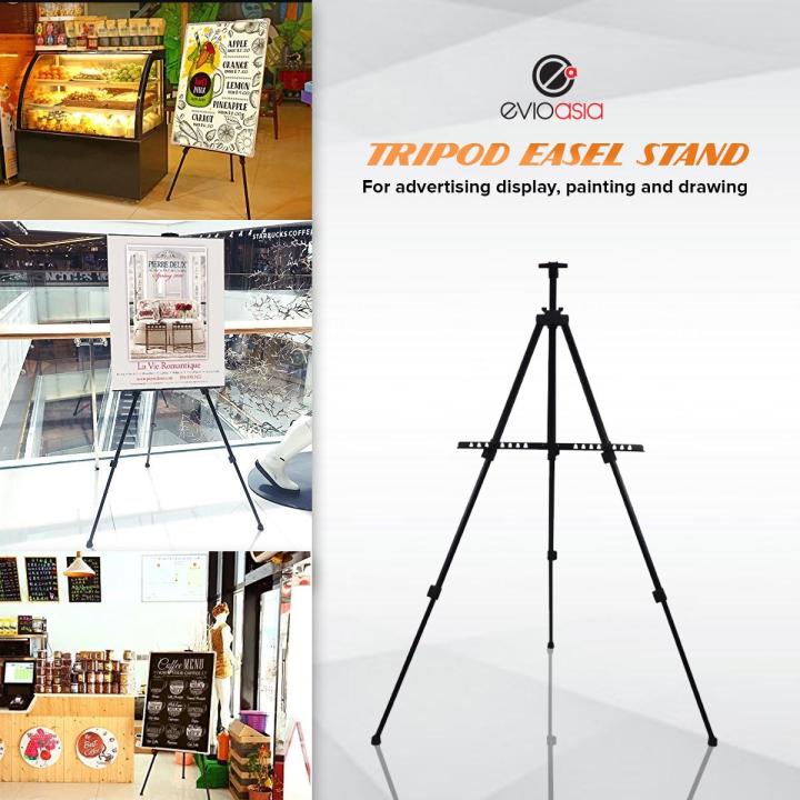 Tripod Easel Stand For Advertising Display Poster Painting and Drawing ...