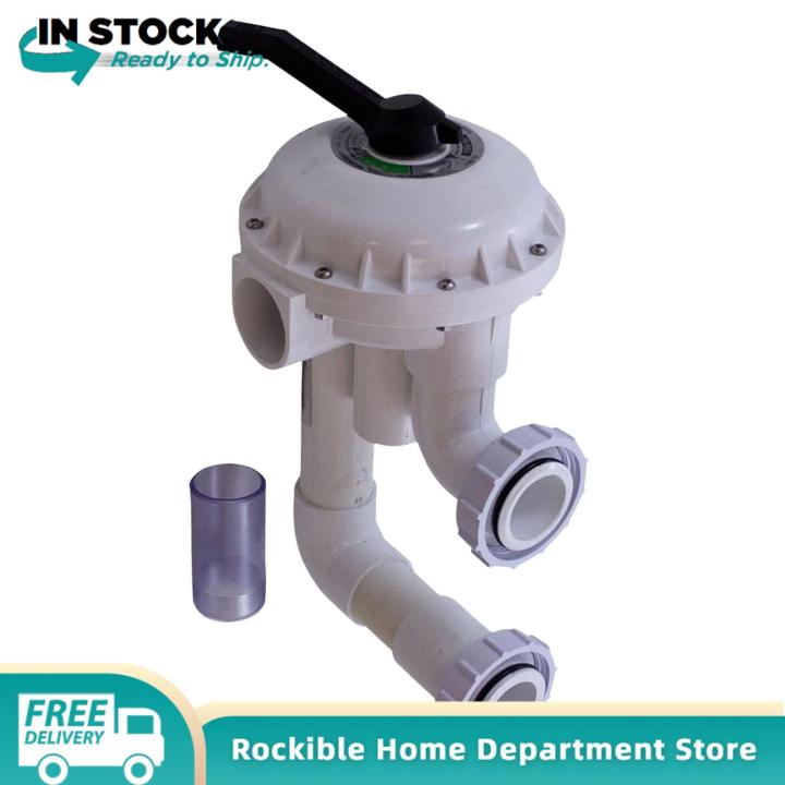 rockible 261142 High Flow 2" Multiport Valve Kit with Bulkhead Fittings ...