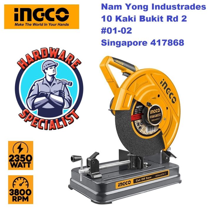 Ingco COS35538 2350W Cut Off Saw (Stainless Steel Cutting, Metal ...