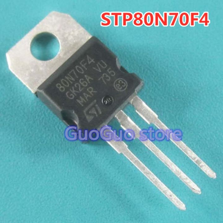 10Pcs 80N70F4 STP80N70F4 TO-220 68V/80A MOS Field Effect Tube ใหม่ ...