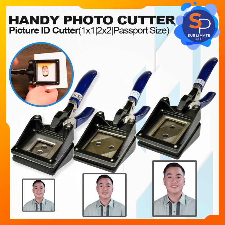Handy Die Photo Cutter Handheld 1x1 | 2x2 | Passport Size Heavy Duty ...