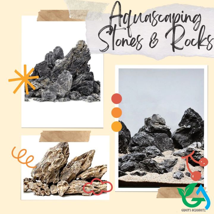 Black Seiryu Stone / Dragon Stone / Tufa Stone / Elephant Skin Stone - Aquascaping Rocks ...