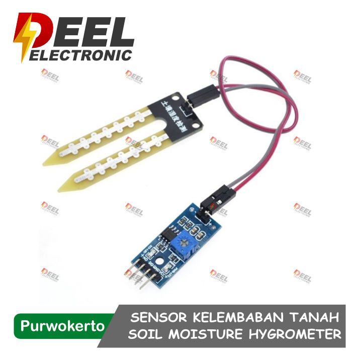 SENSOR KELEMBABAN TANAH SOIL MOISTURE HYGROMETER HUMIDITY DETECTION ...