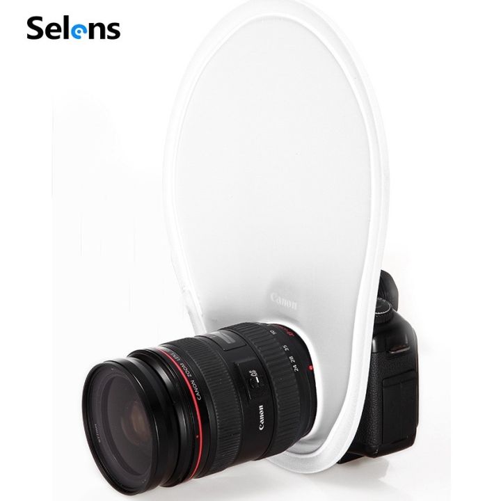Selens Mini Circular Lens-Mount On Camera Reflector Diffuser | Lazada PH