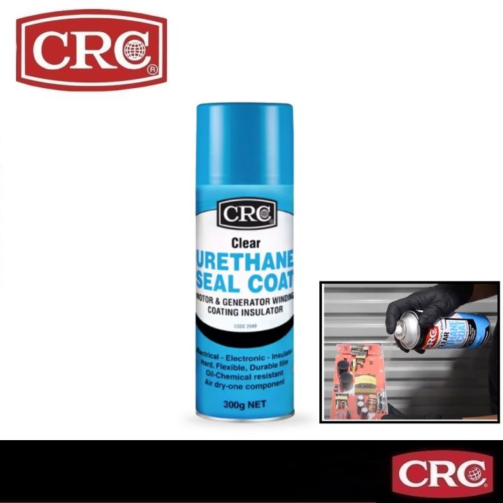 CRC CLEAR URETHANE SEAL COAT #2049 (300 g.) สเปรย์ยูริเทนเคลือบอุปกรณ์ ...