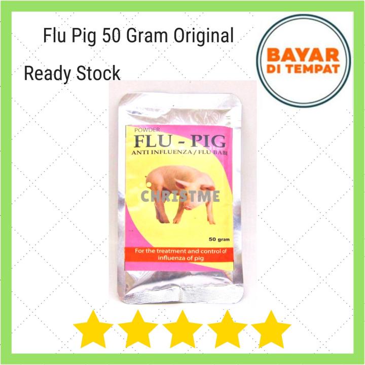 Flu Pig Powder 50 Gram Original - Obat Anti Influenza Babi Antibiotik ...