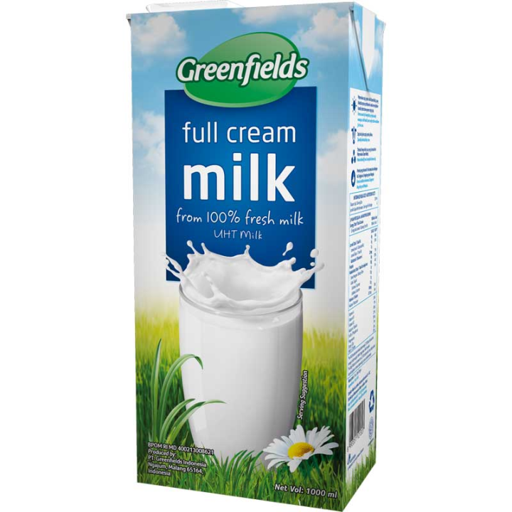 greenfields UHT Full Cream 1000ml | Lazada Indonesia
