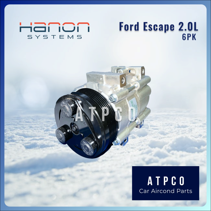HANON ORIGINAL FORD ESCAPE (2.3L/2.3CC or 2.0L/2.0CC) YEAR 6PK HCC ...