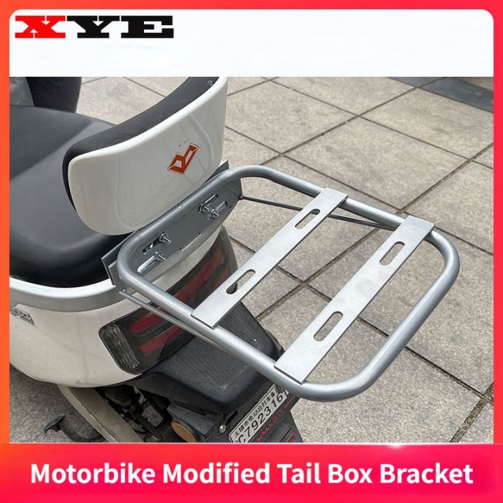 Electric Bike Tail Box Bracket Motorbike Universal Rear Rack Backrest ...