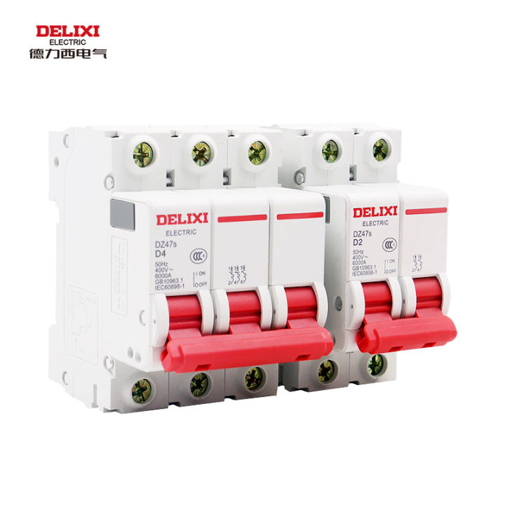 +[NEW Delixi DZ47sD Type Small Circuit Breaker Air Conditioner Air Switch Electromagnetic Air ...