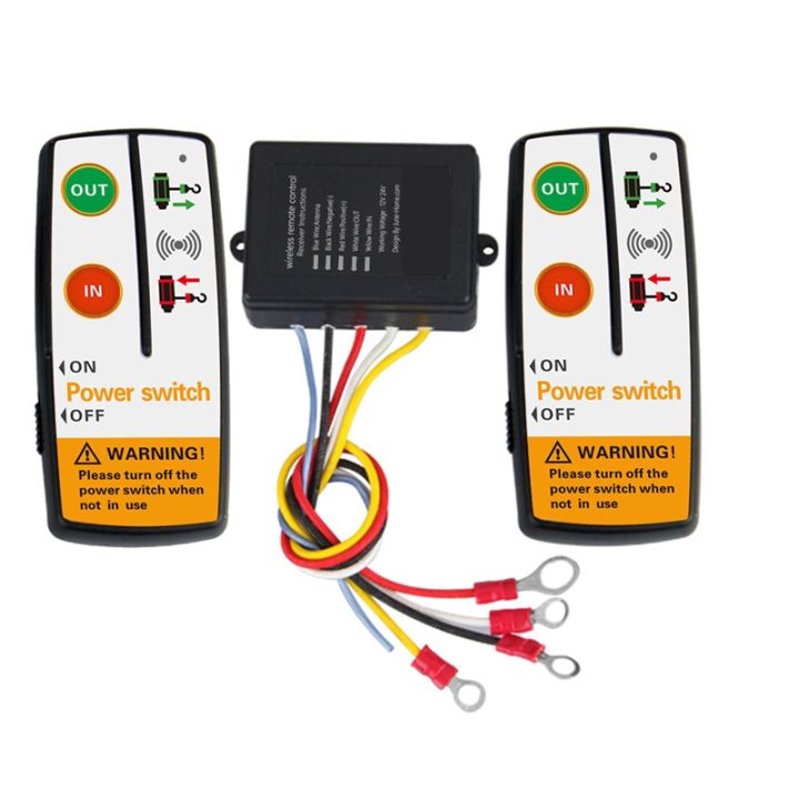 Universal Electric Winch Wireless Remote Control Kit Switch for ATV SUV ...