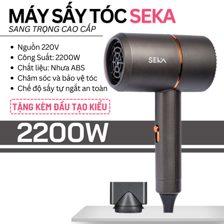 Máy Sấy Tóc 2 Chiều Nóng Lạnh SEKA 2200W - Máy Sấy Tóc Tạo Kiểu Chuẩn ...