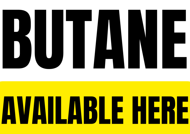 BUTANE AVAILABLE HERE LAMINATED SIGNAGE | Lazada PH