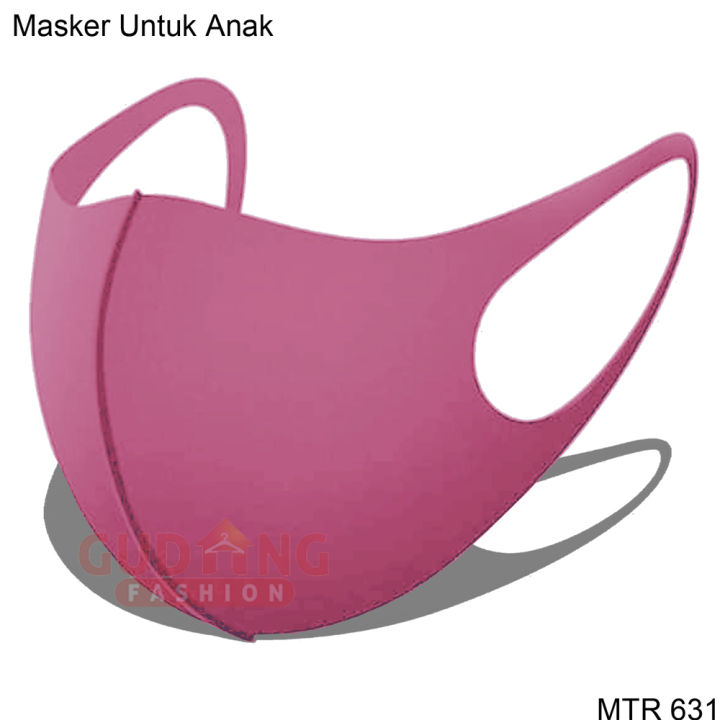 Masker Bukan Sensi Kain Scuba Polos Style Korea - Banyak Warna | Lazada ...