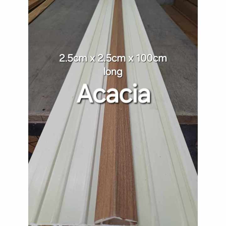 WPC Corner Angle Trim For WPC Fluted Wall Panel Size 2.5cm x 2.5cmm x ...