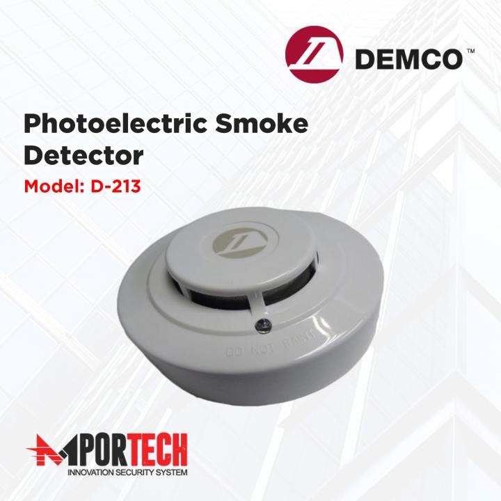 DEMCO UL Listed Photoelectric Smoke Detector D-213-2 | Lazada PH