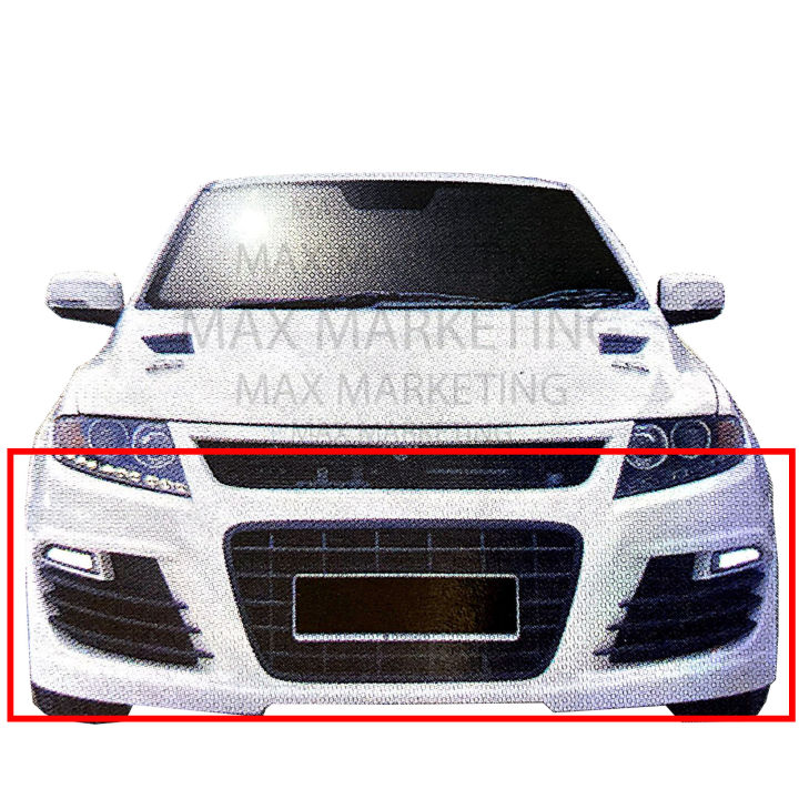 PROTON PREVE BLACK BISON FRONT BUMPER LED ONLY | Lazada