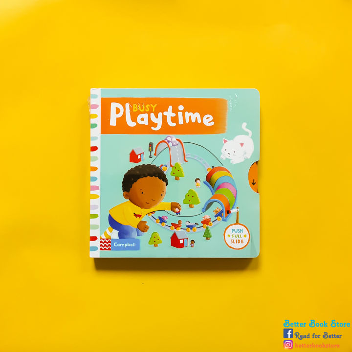 Busy: Playtime 🧩🧸 (Activity Board Book) หนังสือเด็กภาษาอังกฤษ บอร์ดบุ๊ค ...